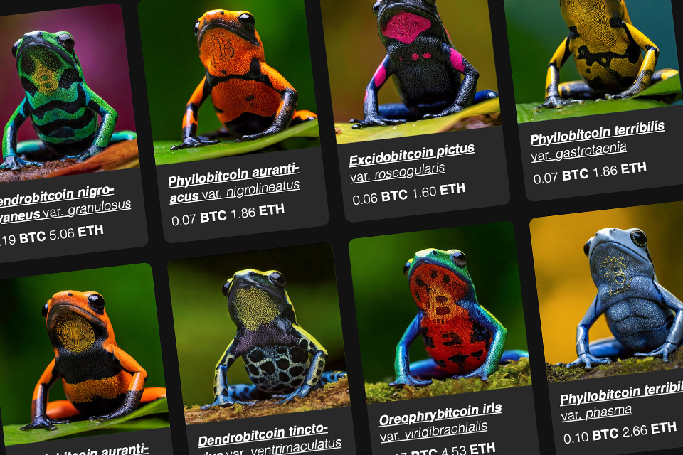 Bitcoin Poison Frogs | NFT collection